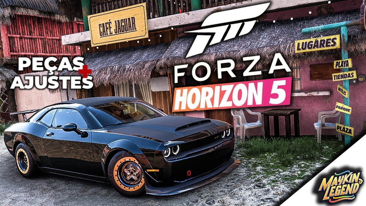 MUITO DIFÍCIL CORRER NA CHUVA! DODGE CHALLENGER SRT DEMON | FORZA ...