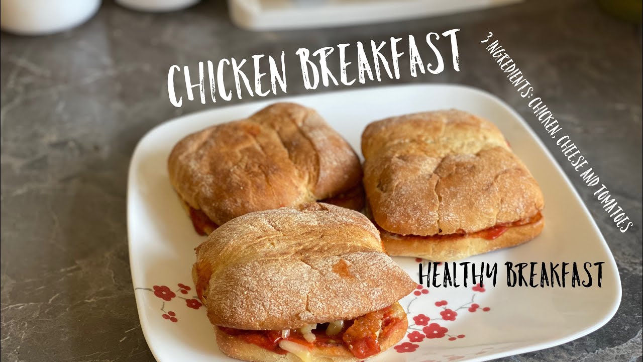 Grilled Chicken burger recipe | quick and healthy | easy breakfast ...