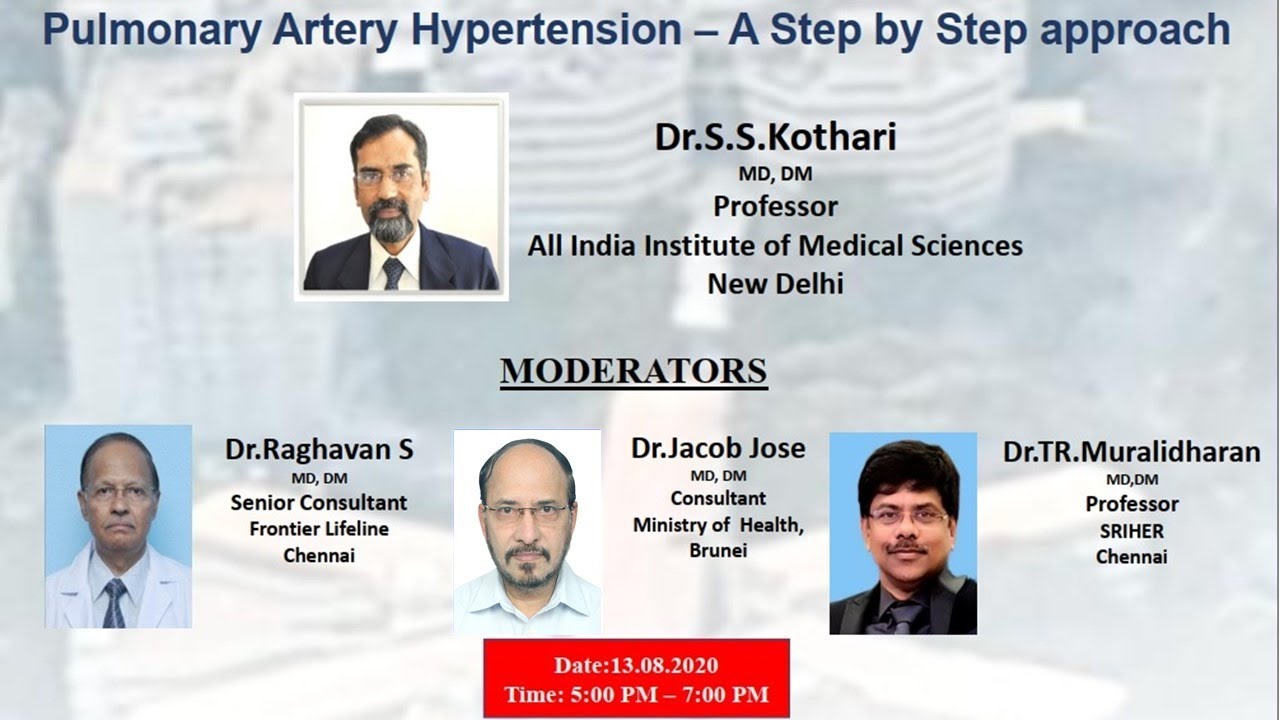 Pulmonary Hypertension - A Step by Step Approach by Dr.SS.Kothari - YouTube