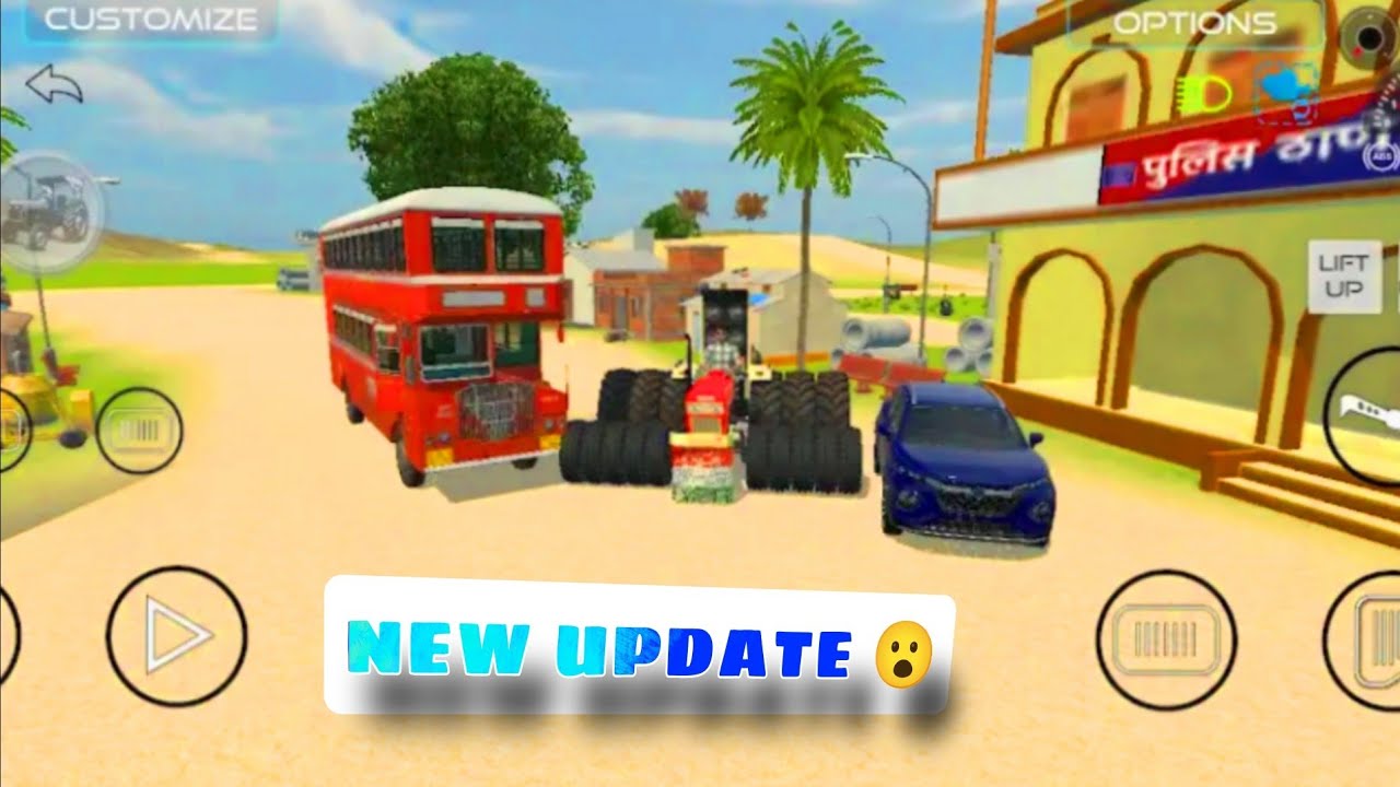 🔥 NEW UPDATE LIVE 🚜 Double Decker Bus + 10 Tyre Tractor + Police ...