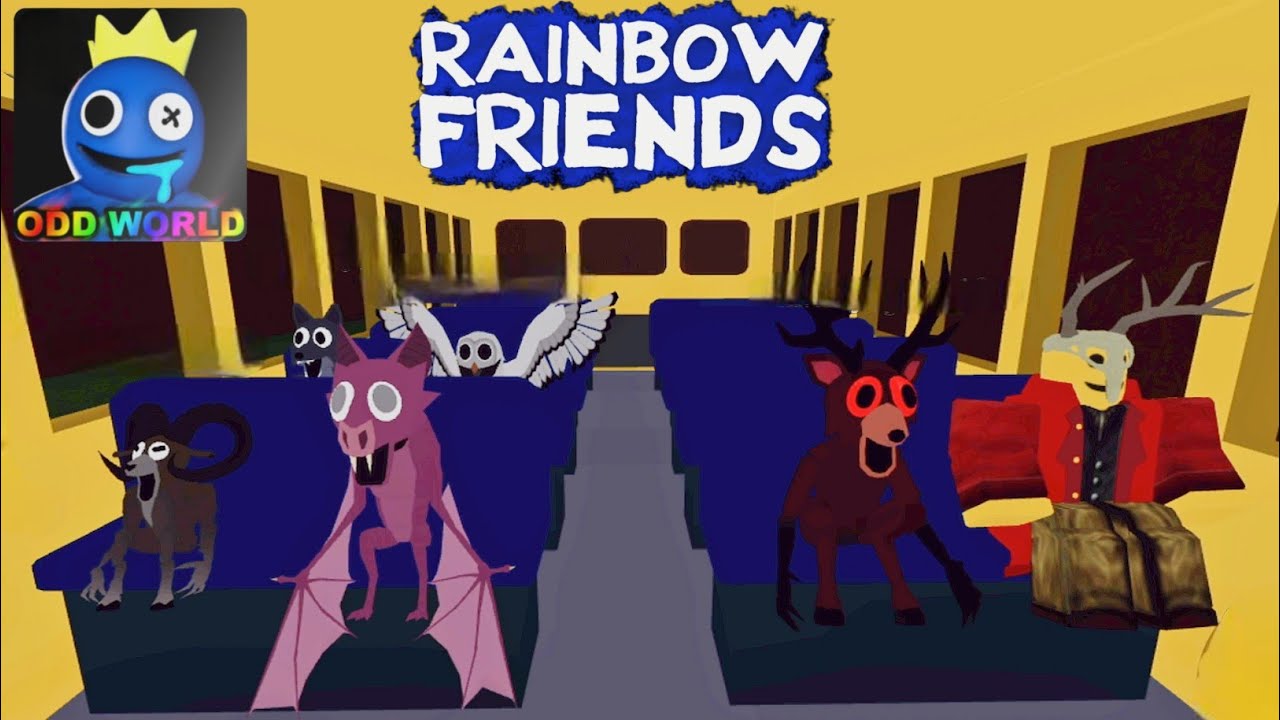 Playing As Deer Owl Ram Bat Wolf Bear And Cultist In Rainbow Friends ...