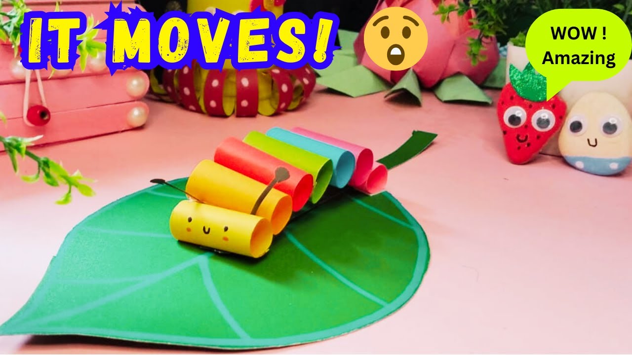 DIY Moving Caterpillar – So Easy It Feels Like Magic! - YouTube