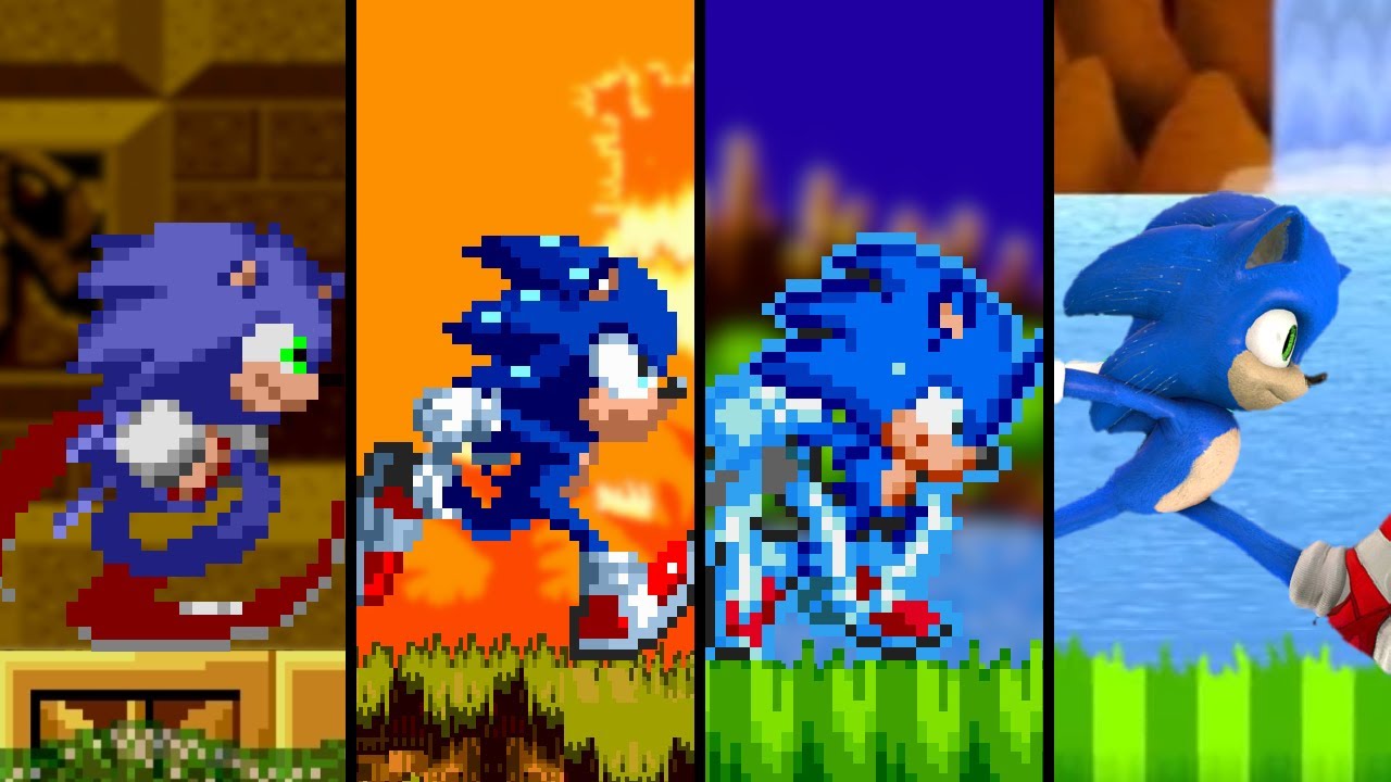 Evolution Of Movie sonic - YouTube