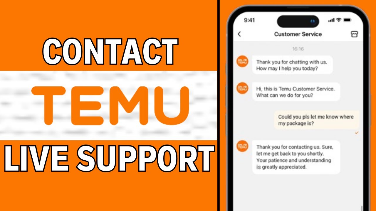 How to Contact Temu Customer Service Live Chat (Full Guide) - YouTube