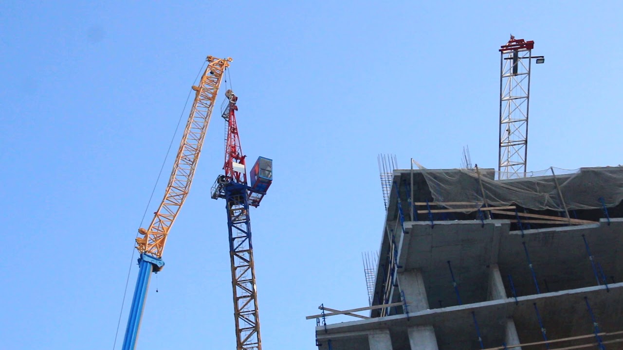 Lviv. Potain G20/15C - new height. Part IIc. - YouTube