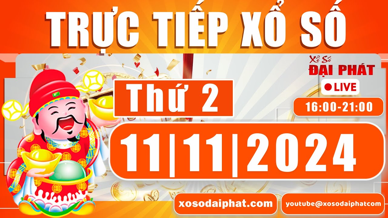 Trực Tiếp Xổ Số Hôm Nay Ngày 11/11/2024 | KQXS Miền Nam, XSMN, XSMTrung ...