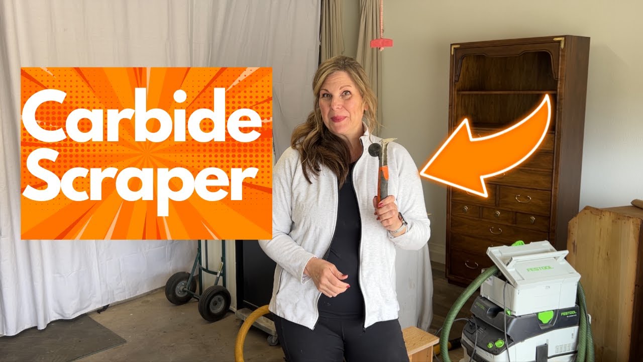 Tutorial: How to use and sharpener a carbide scraper - YouTube