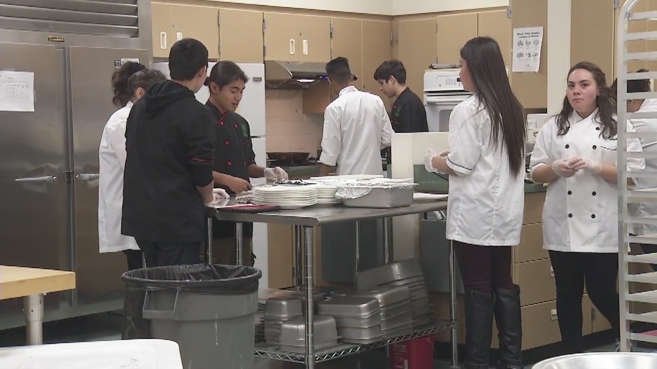 FOR OUR TEENS: Culinary program at Rancho High School - YouTube