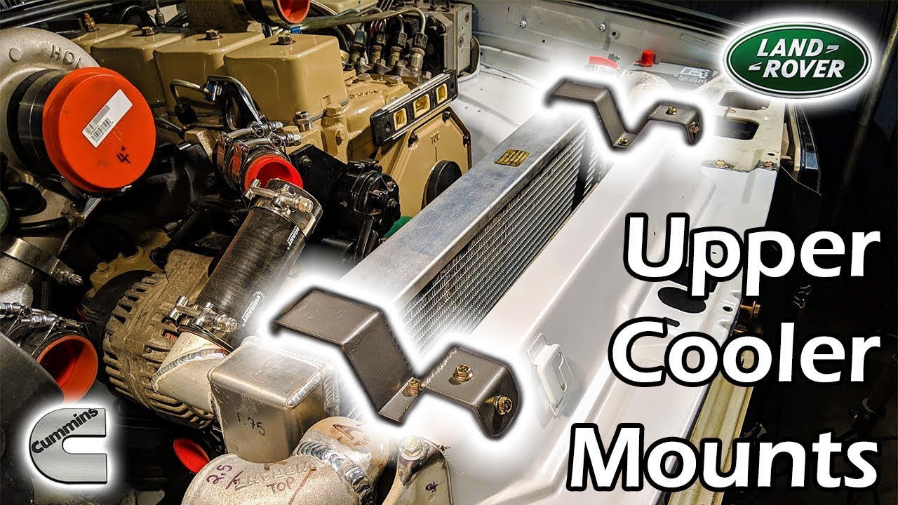 Radiator & Intercooler Mounts × 4BT Cummins Discovery #29 [Land Rover ...