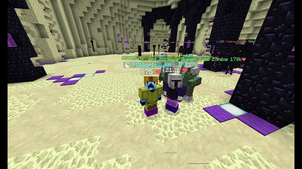 Skyblock enderman lvl 4!!!! Armor peaces :D! - YouTube