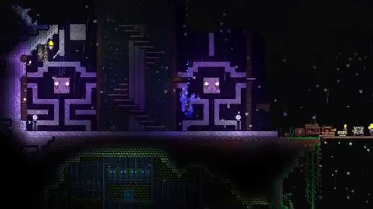 Terraria 1.3 Dungeon Mob Trap (afk farm/nothing fancy) - YouTube