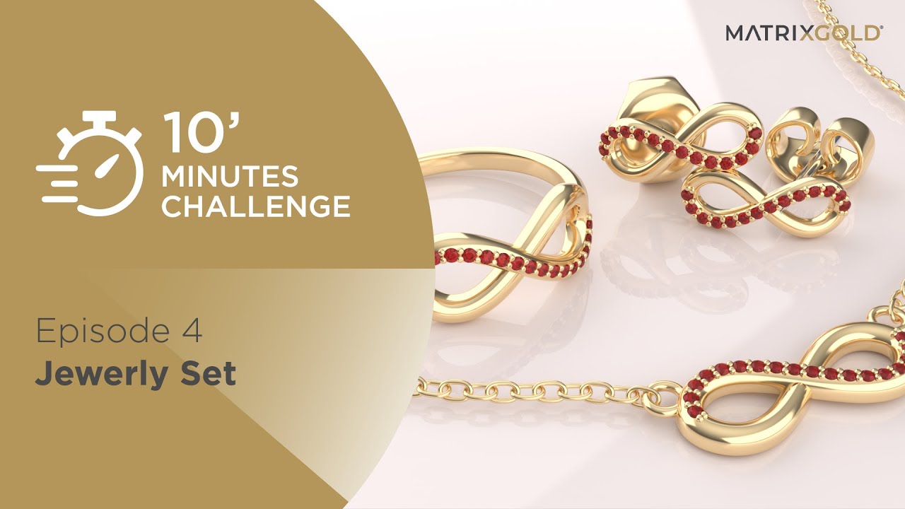 How To Build complete Jewelry Set - MatrixGold 10-minute Challenge ...