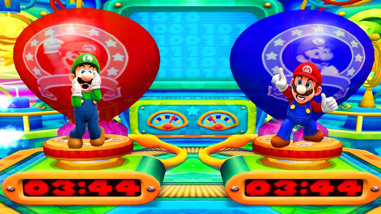 Mario Party 5 Minigames - Mario vs Toad vs Boo vs Luigi - YouTube