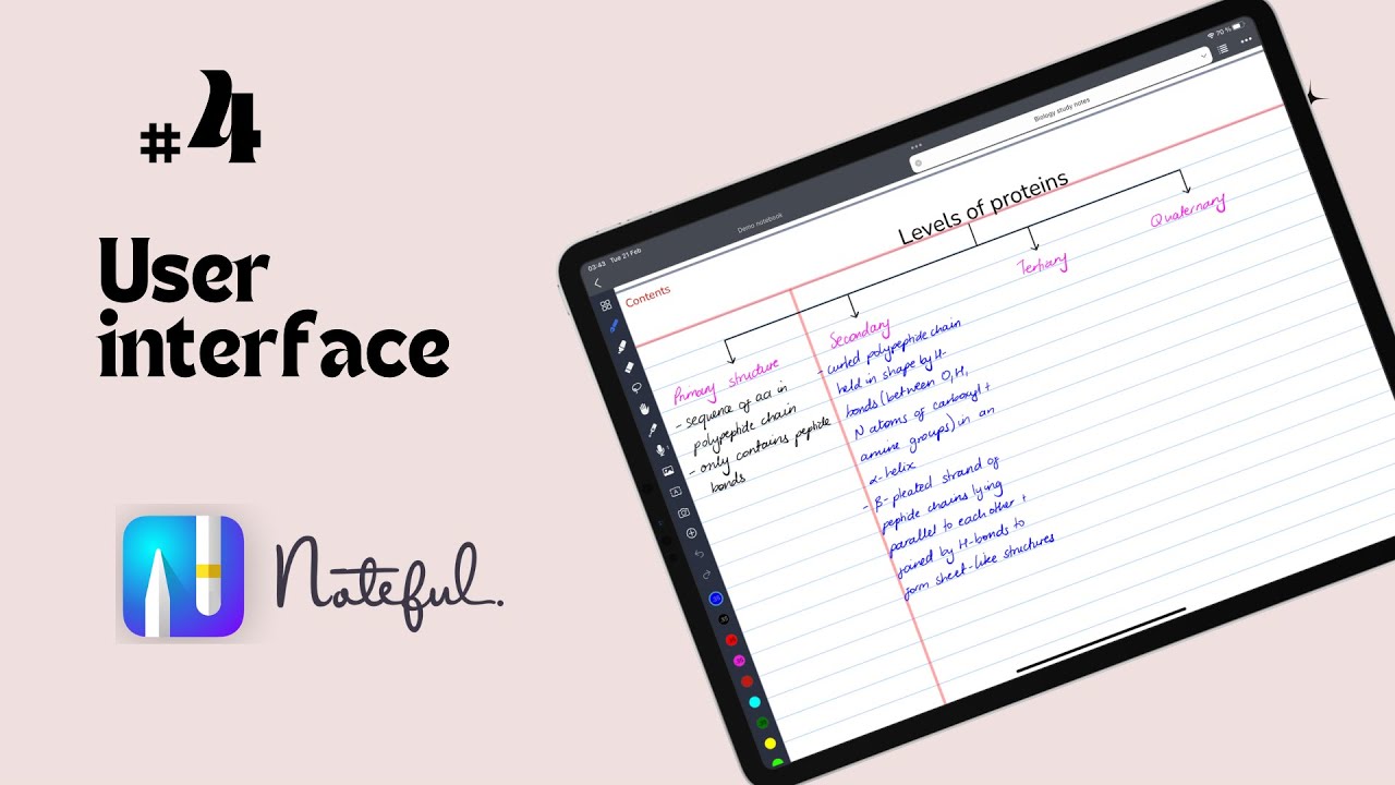 #4 Noteful (iPad): User Interface for Beginners - YouTube