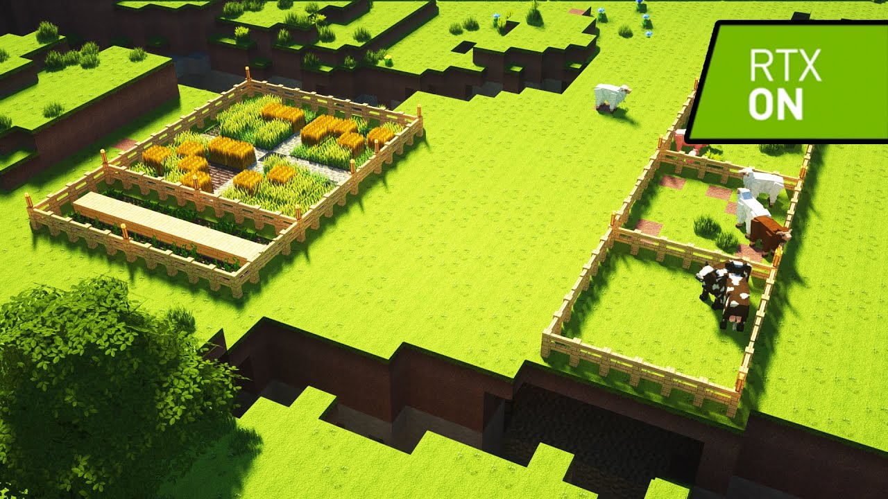 FARM & BASE BARU di Minecraft Survival RTX #4 - YouTube