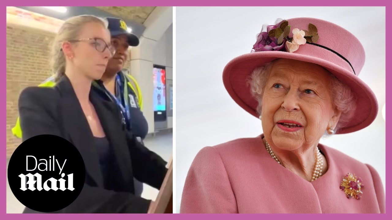 Queen honoured in London Bridge with emotional duet by security guard ...
