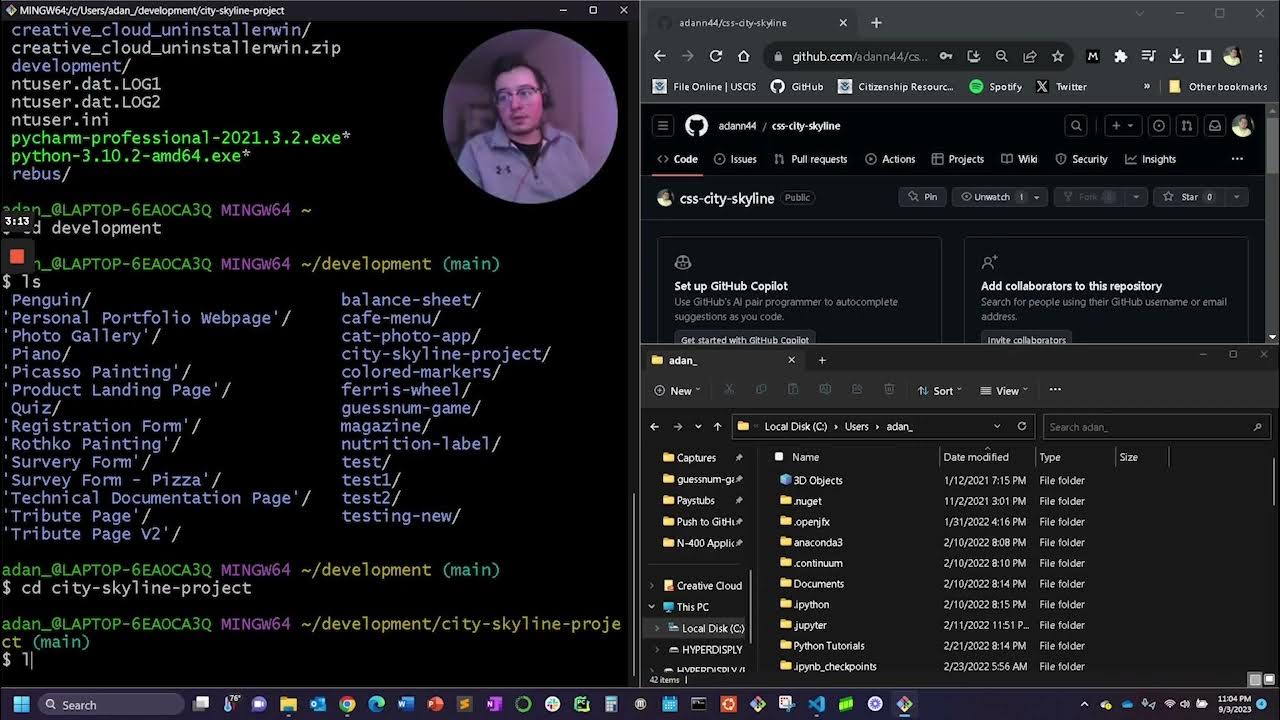 How to use GitBash to Push to GitHub - YouTube