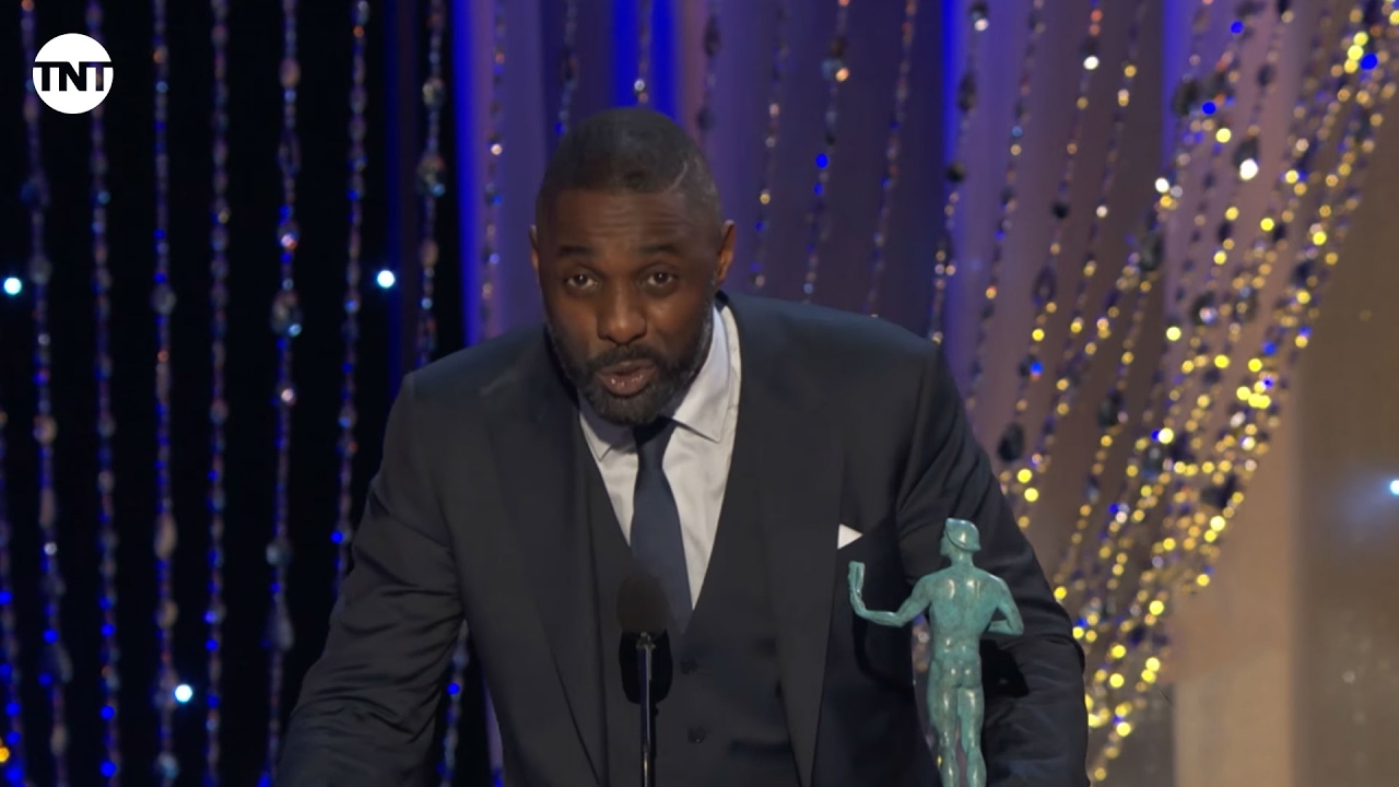 Idris Elba 2 I SAG Awards Acceptance Speech 2016 I TNT - YouTube