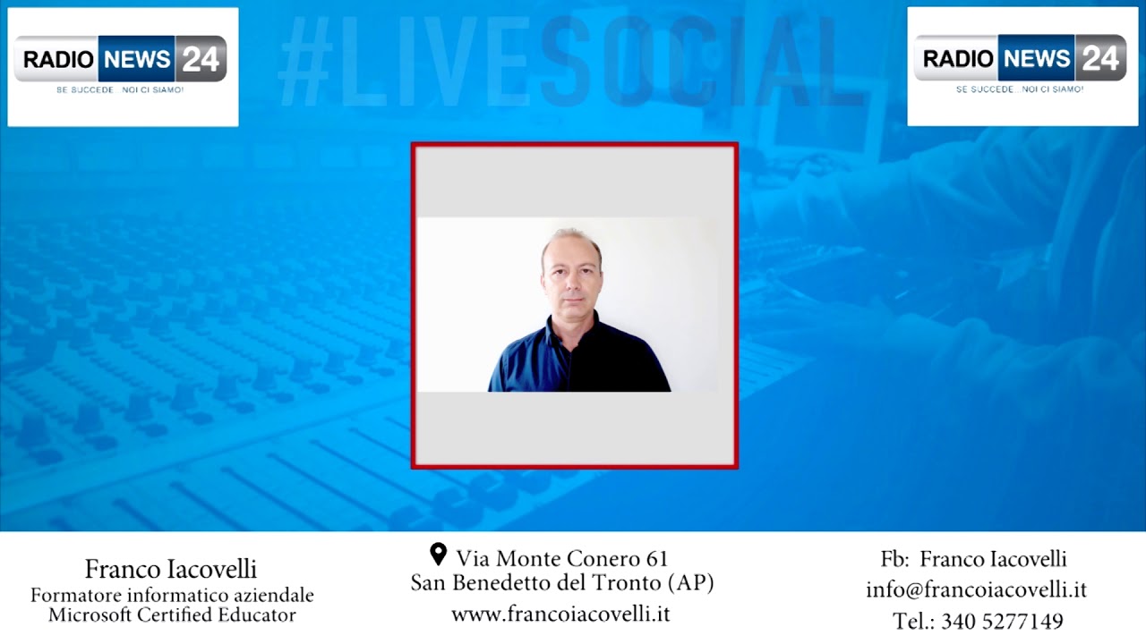 Intervista telefonica per la trasmissione #livesocial di Radio News 24 ...