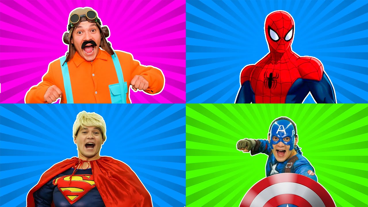 A Ram Ram Sam Superheroes Dance & More | Kids Songs and Nursery Rhymes ...
