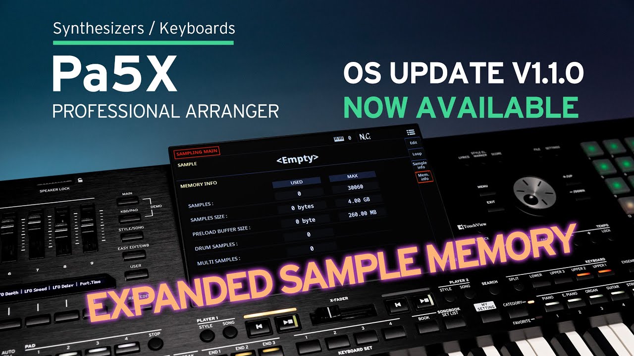 Pa5X OS Update Tutorial OS 1.1.0 #4 GB of EXPANDED PCM MEMORY activated - YouTube