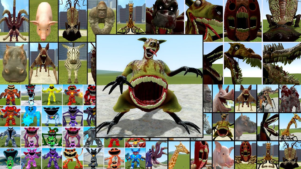 PLAYING AS ALL ZOOCHOSIS MONSTER MUTANTS VS ZOONOMALY FAMILY AND ALL ...