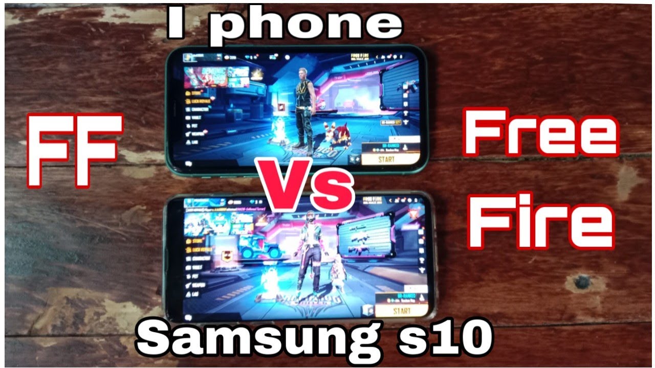iPhone 11 vs samsung s10 ff freefire gameplay @TotalGaming093 ...