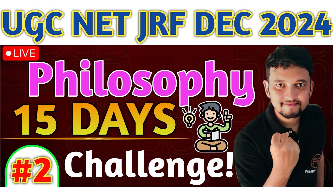 Day 2 of the 15-Day UGC NET SET GATE Philosophy Challenge: Unlocking ...