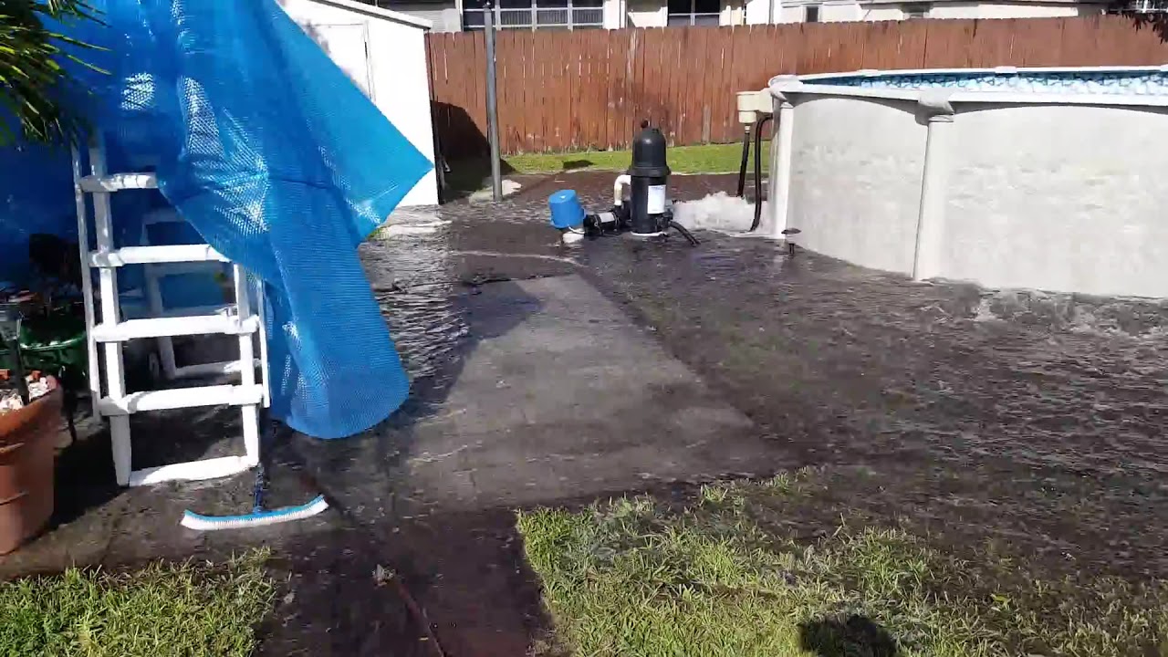 Pool Burst During - YouTube