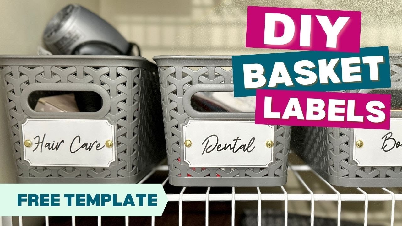 Storage Bin Labels Template