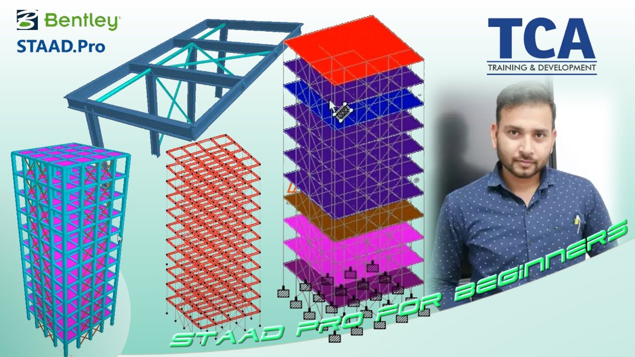 Staad Pro for Beginners Staad pro Tutorials in HindiSTAAD Pro Training ...
