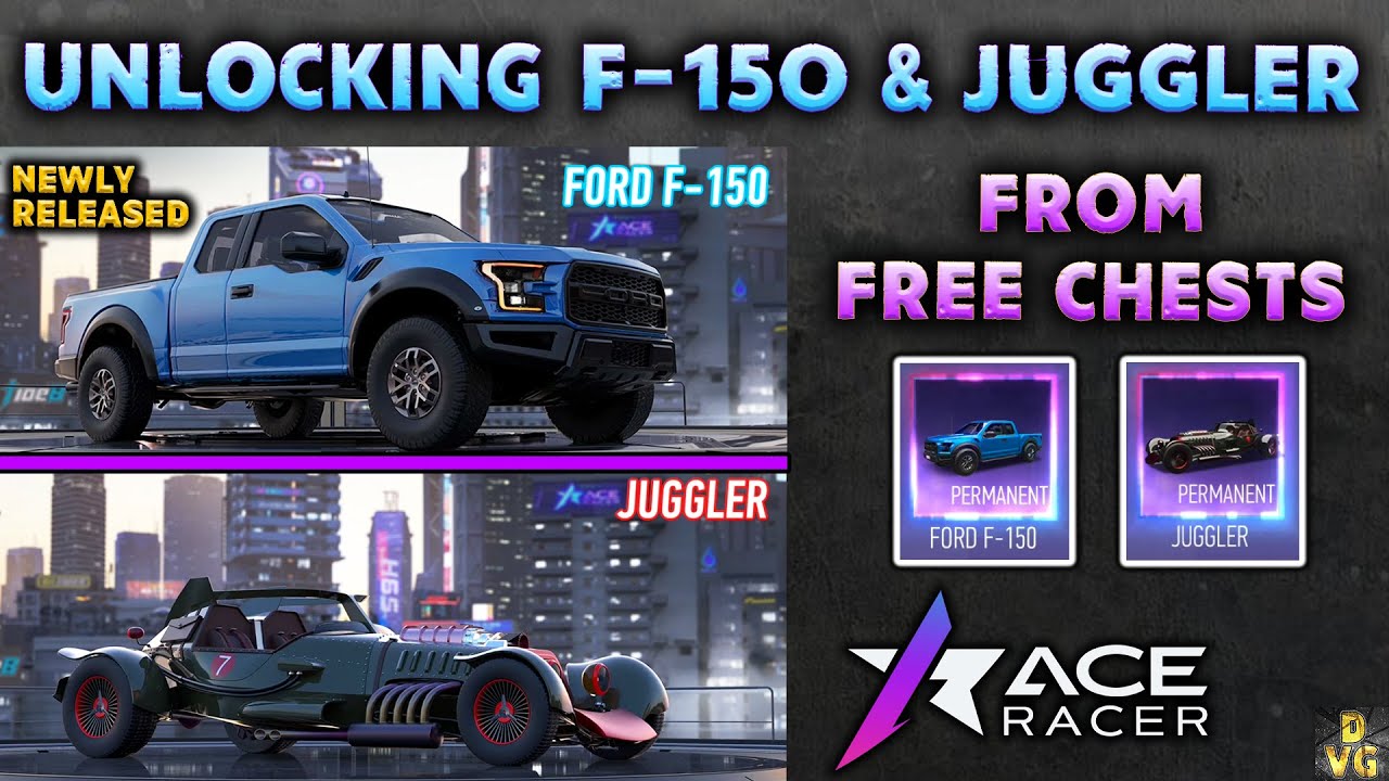 Ace Racer | Unlocking the NEW Ford F-150 & Juggler from FREE CHESTS ...