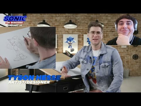 How to Draw Movie Sonic the Hedgehog 2020 by Tyson Hesse REACT - YouTube