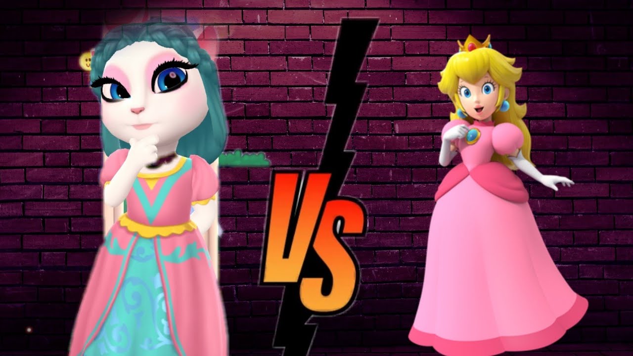 My Talking Angela 2 princess peach Vs Angela | new update Gameplay 💗💫 ...