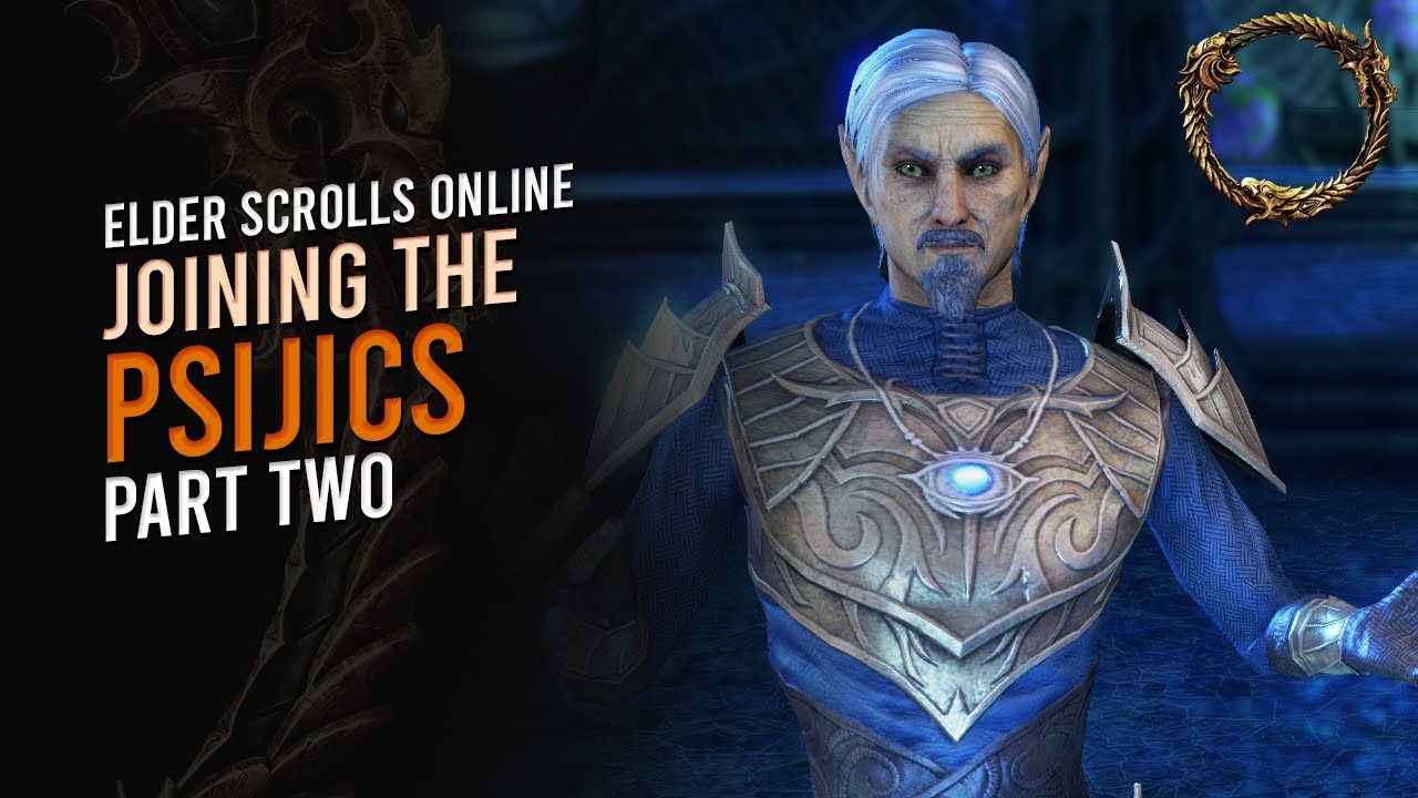 Joining the Psijic Order p.2 — ESO Gameplay #030 - YouTube