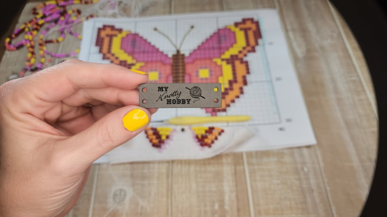 Part 3: Crochet Beaded Butterfly Graph 🦋 - YouTube