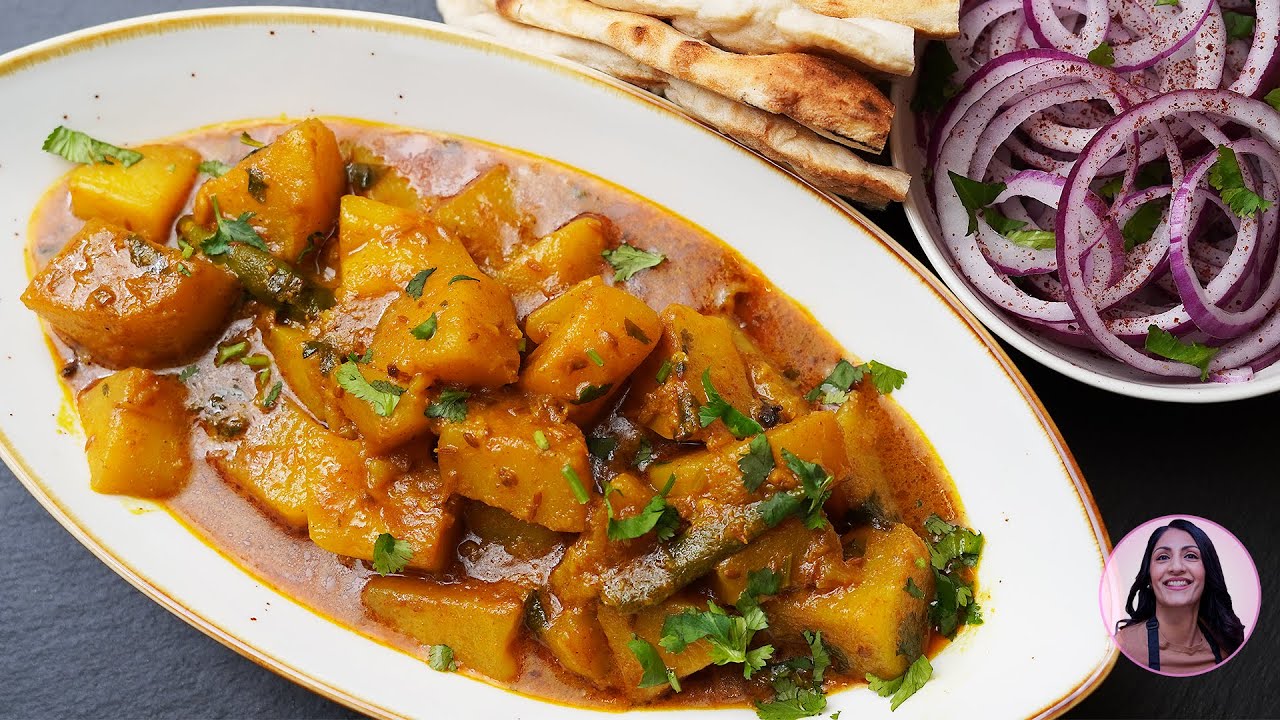 Try This QUICK 20 Minute TANGY Potato 🥔 Curry (Khatte Aloo) - YouTube
