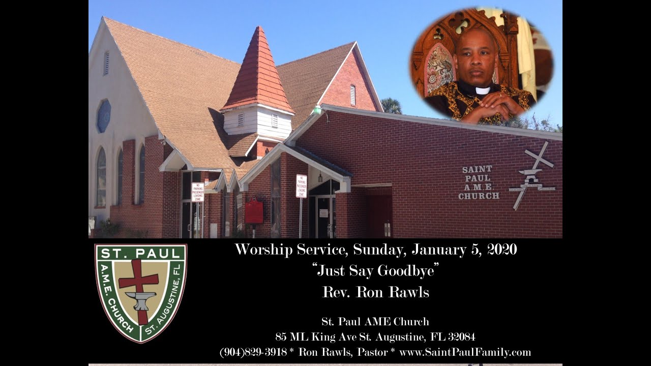 Just Say Goodbye by Rev. Ron Rawls - YouTube