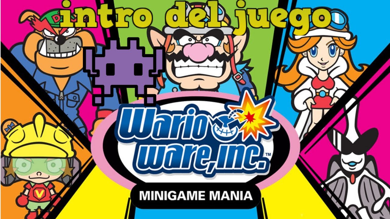 intro del juego wario ware inc pa jugarlo - YouTube