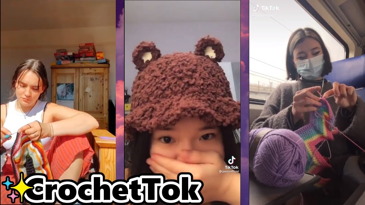 TikTok Knitting And Crochet Craft Compilation ☮️🧶 #7 - YouTube