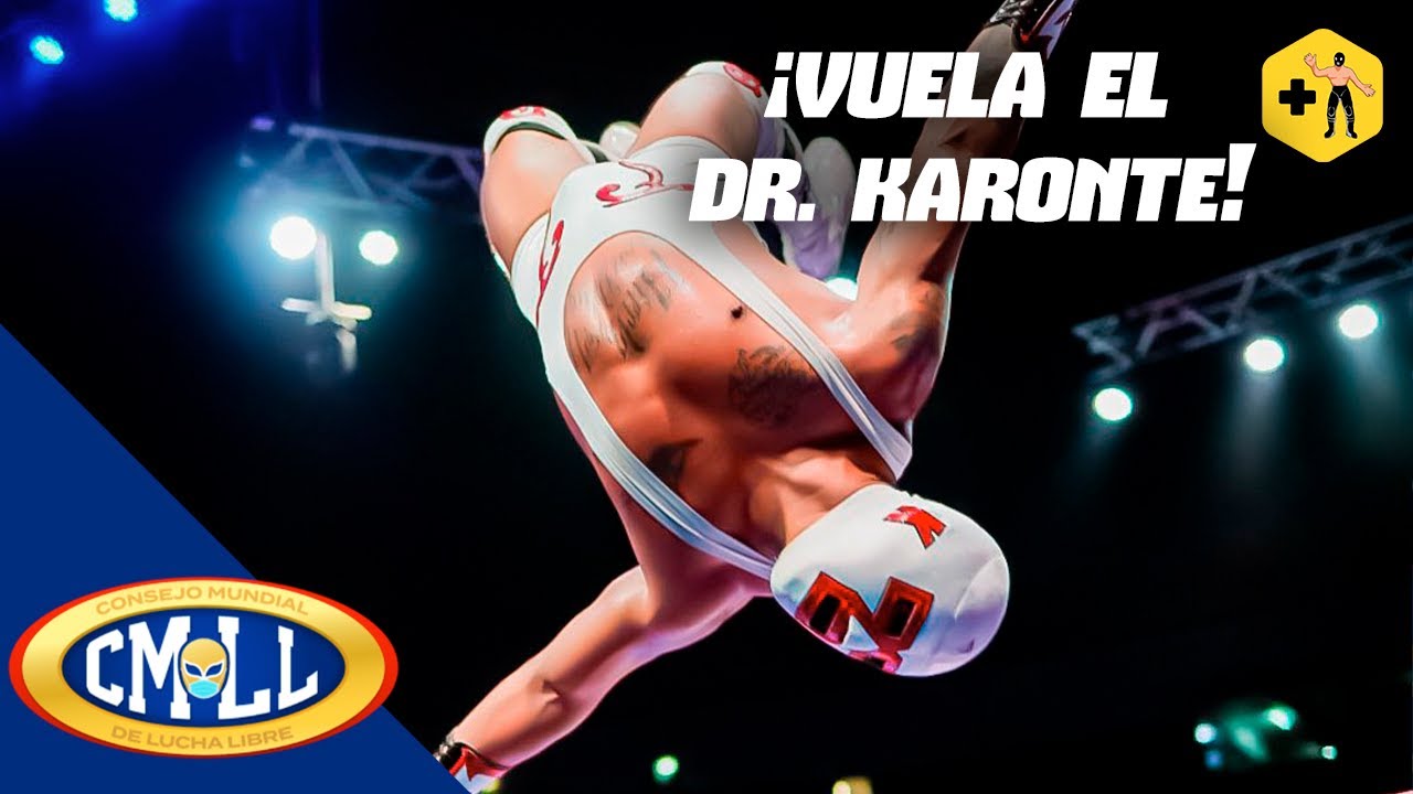 CMLL: Raider, Dr. Karonte I y Dr. Karonte II derrotan a Brillante Jr., Leono y Oro Jr. - YouTube