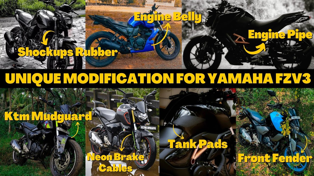Top Unique "YAMAHA FZV3 MODIFICATION" with buying LINKS ! Part-2 ...