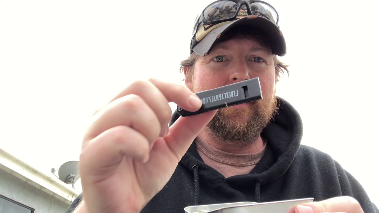 fiber light fire starter - YouTube