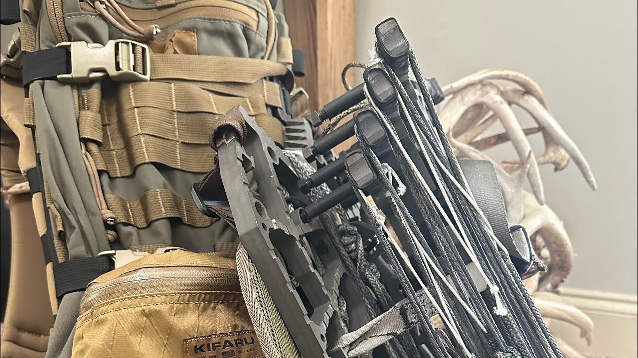Lone Wolf Custom Gear saddle setup, with Kifaru Striker pack - YouTube