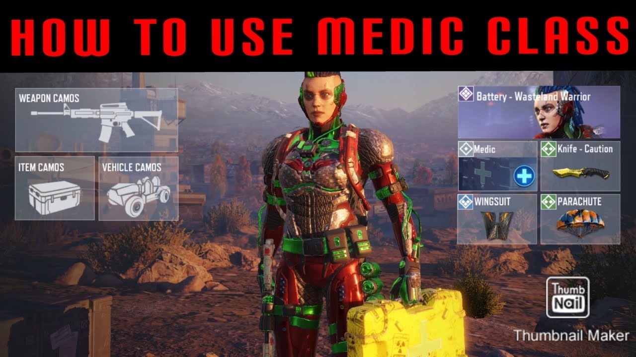 How to Use Medic Class in Call of Duty (Cod) Mobile Battle Royale (Br ...