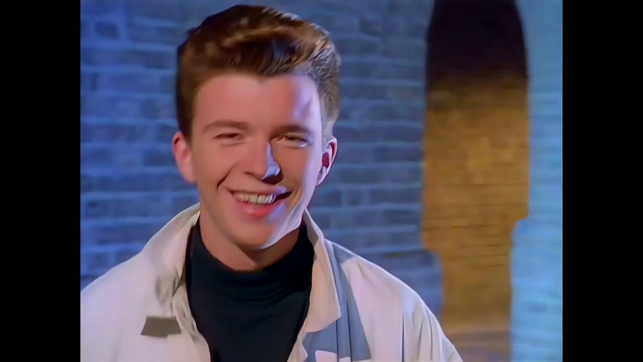 Rickroll, (720fps) 4K remaster - YouTube
