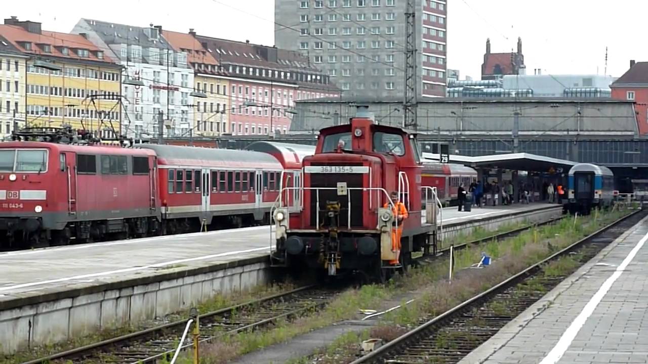 BR 363 München Hauptbahnhof 06.10 - YouTube
