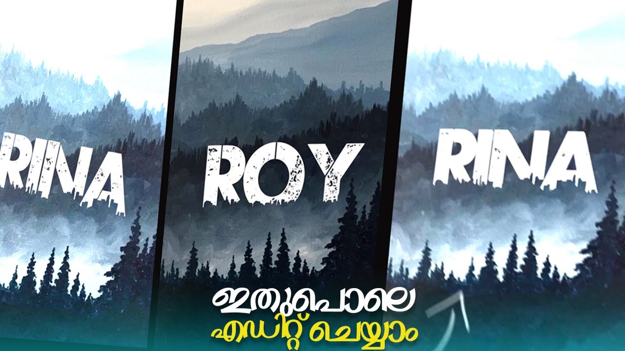 how to make your name instagram trending reel video / capcut malayalam tutorial - YouTube