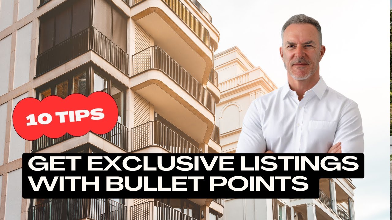 Guide To More Real Estate Exclusive Listings With Bullet Points - YouTube