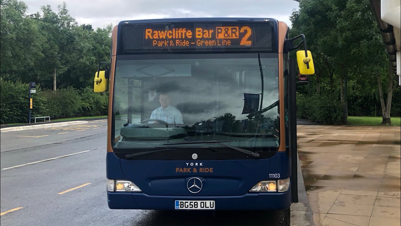 First York Mercedes-Benz Citaro 0530G 11103 BG58 OLU route 2 park and ...